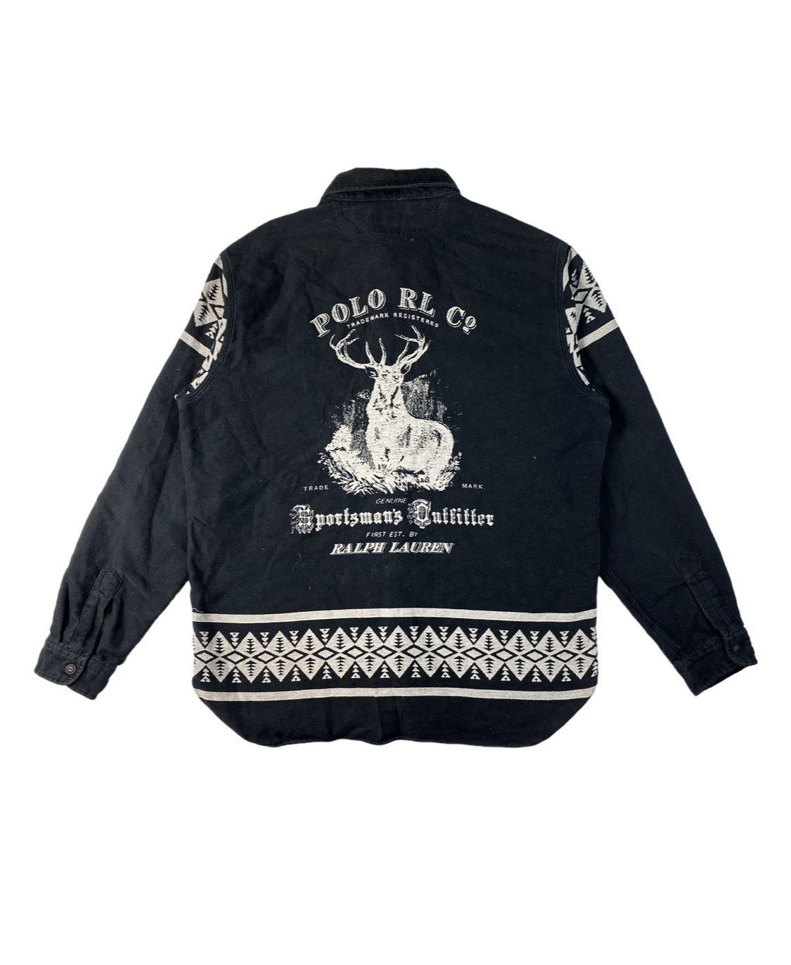 Designer × Polo Ralph Lauren × Streetwear Polo Ralph Lauren Sportsman Outfitter Indian Stag Deer ...