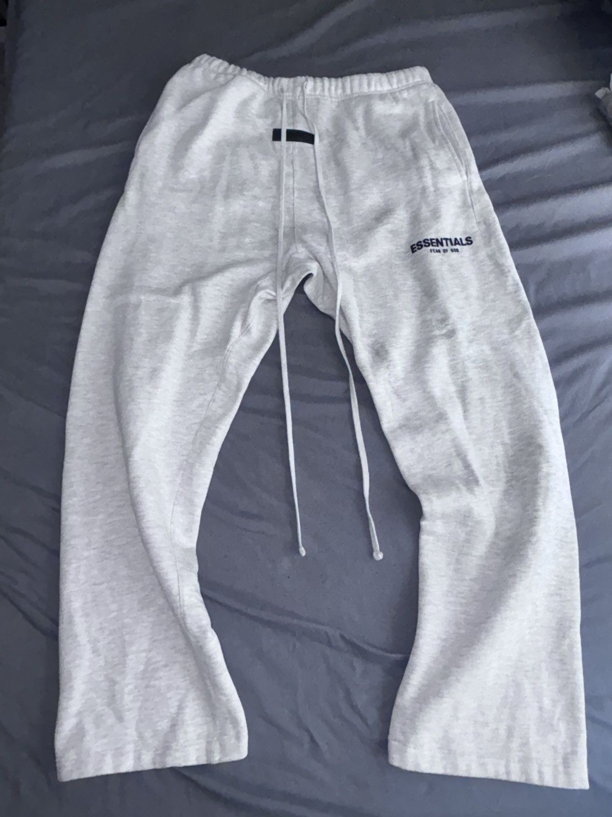 Designer ESSENTIALS FEAR OF GOD GREY SWEATPANTS | Grailed