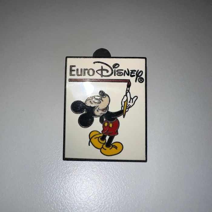 Disney EuroDisney Mickey Mouse Rectangle Pin | Grailed