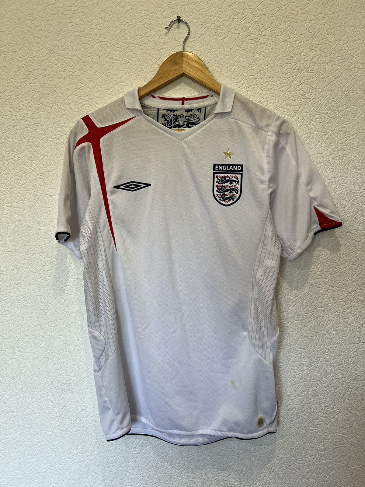 Soccer Jersey × Umbro × Vintage Umbro England 2006 Home Kit Soccer ...