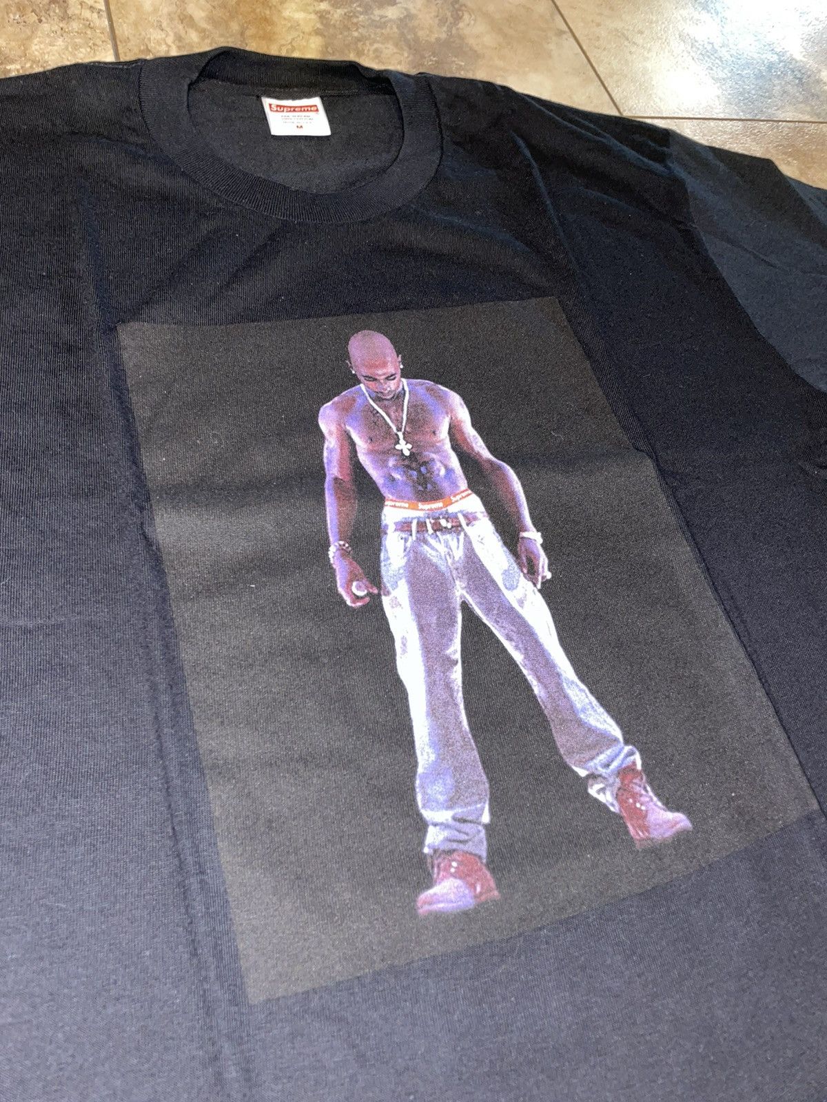 Supreme Supreme Tupac Hologram Tee Black SS20 Brand New Size M | Grailed