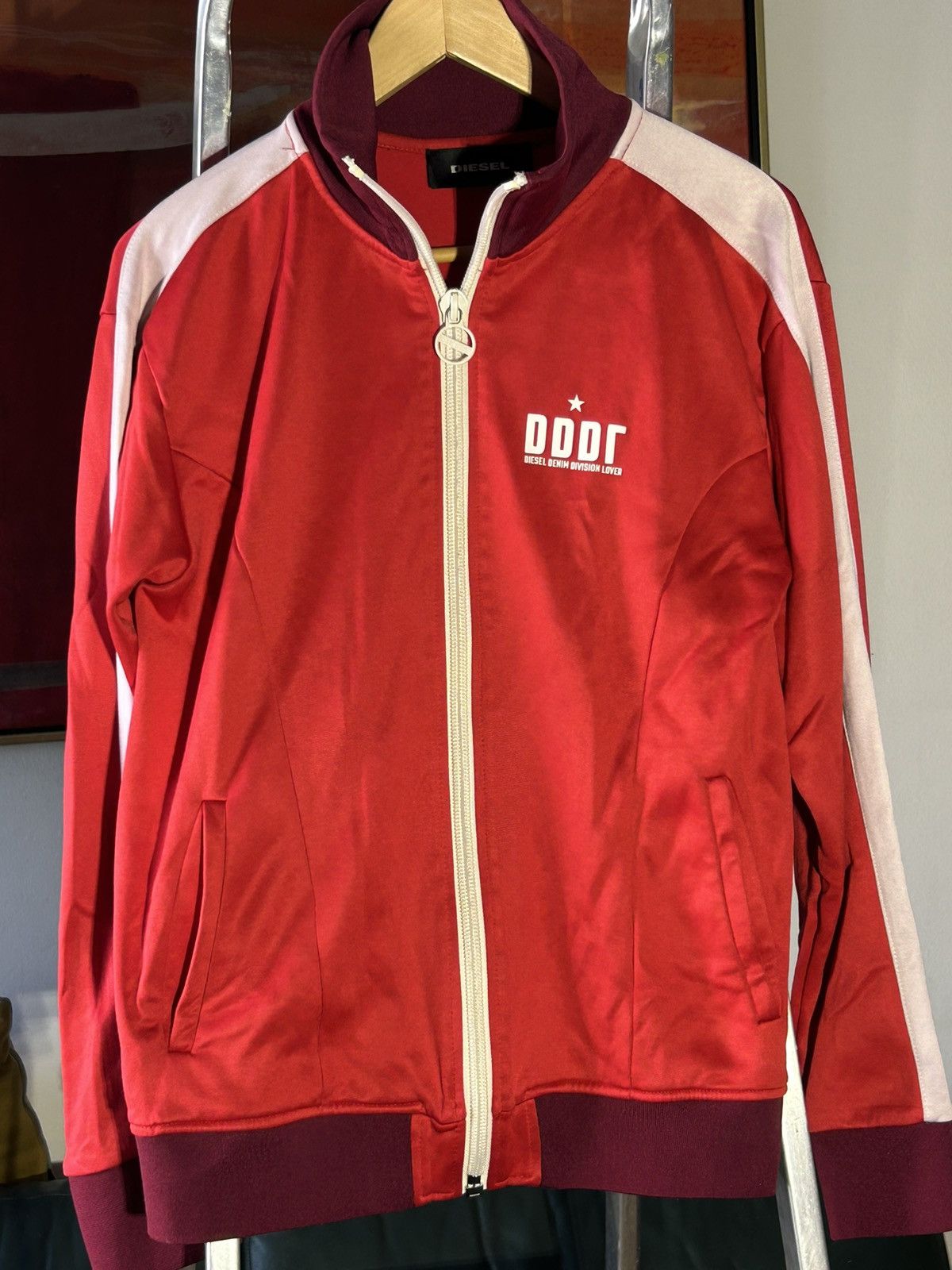 Diesel 🔴Red Diesel zip up Hoodie🔴 | Grailed