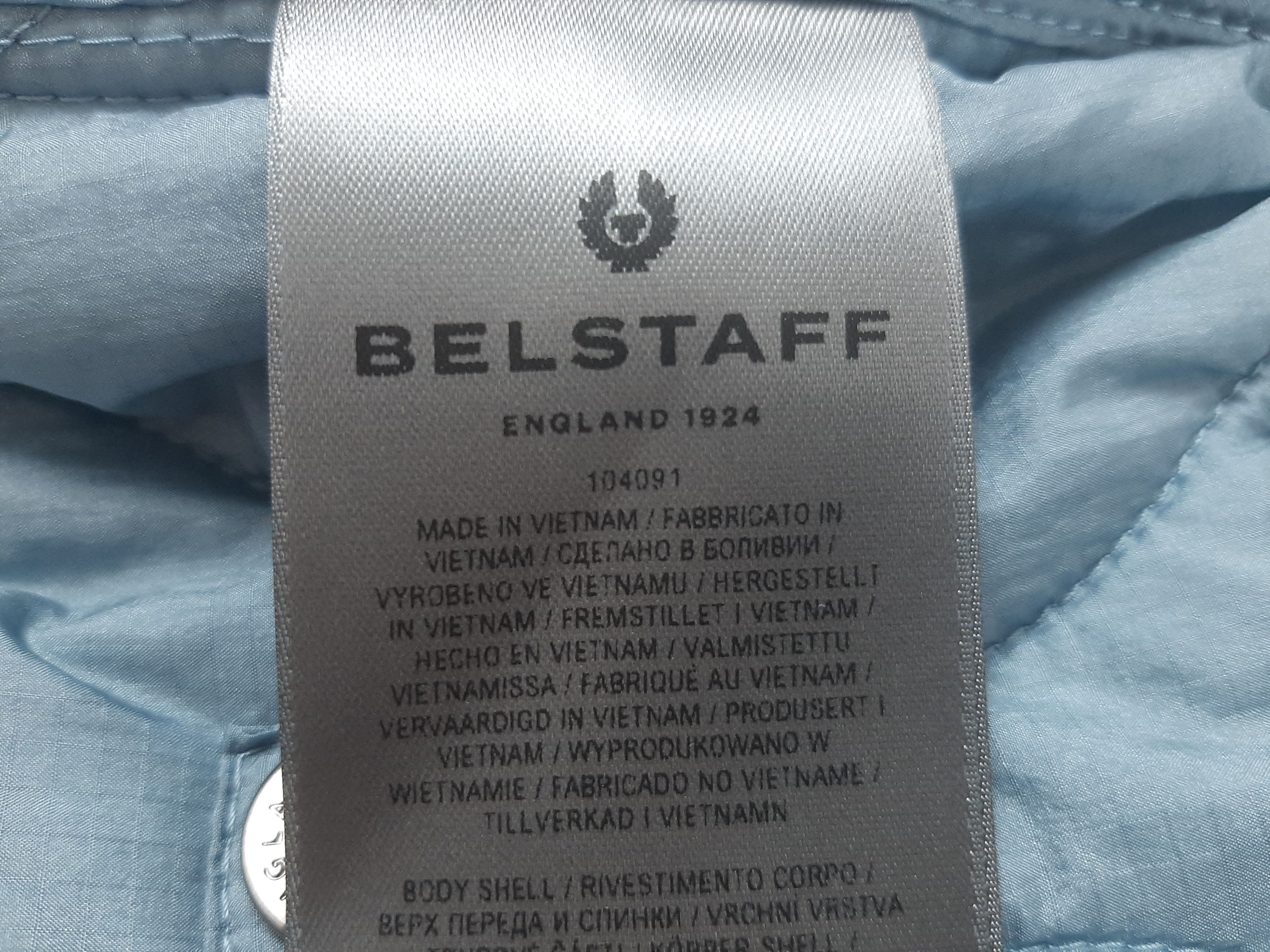 Belstaff Belstaff Limiter Quilted Hybrid Jacket Blue Size US 40 L | Grailed