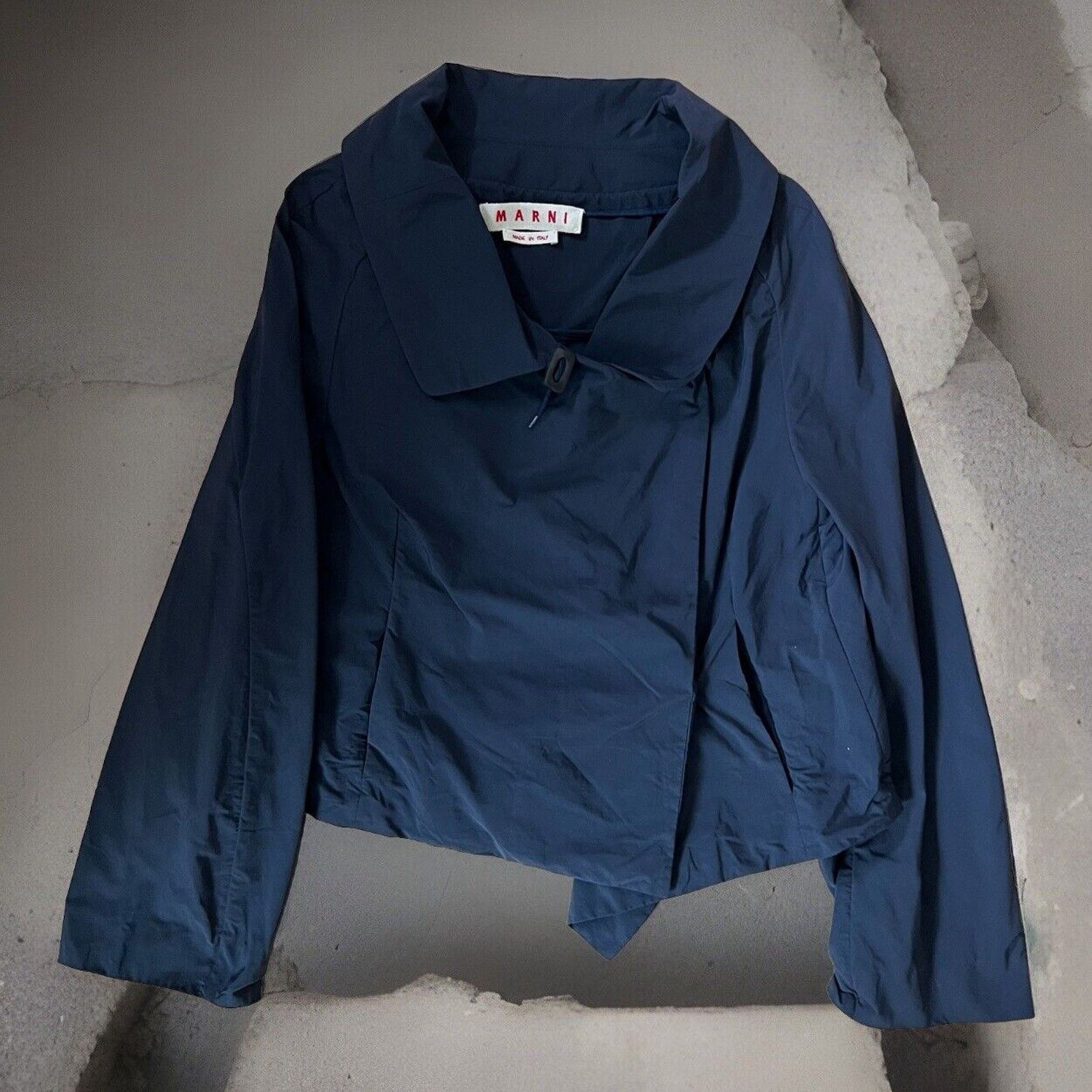 Marni Marni Jacket 42 Blue Made in Italy Cotton Blend Italian | Grailed