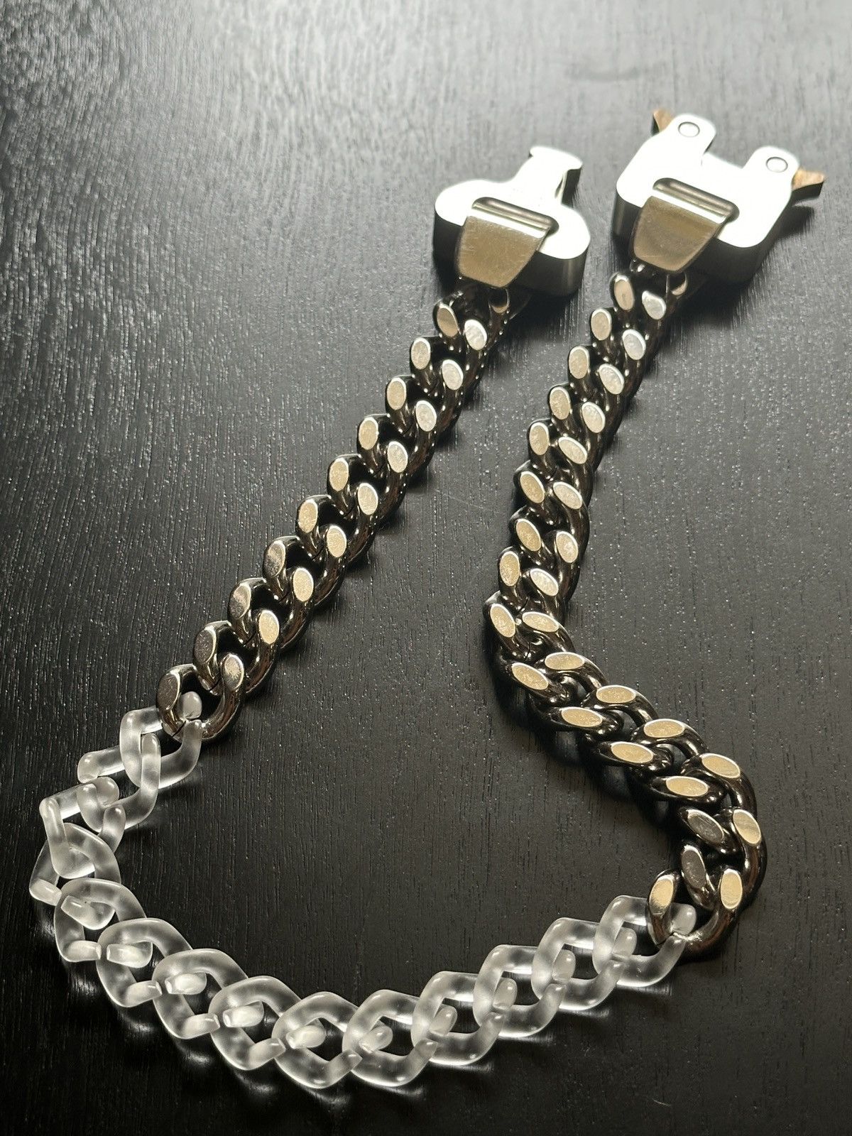 1017 ALYX 9SM 1017 ALYX 9SM Silver & Transparent Chain Necklace | Grailed