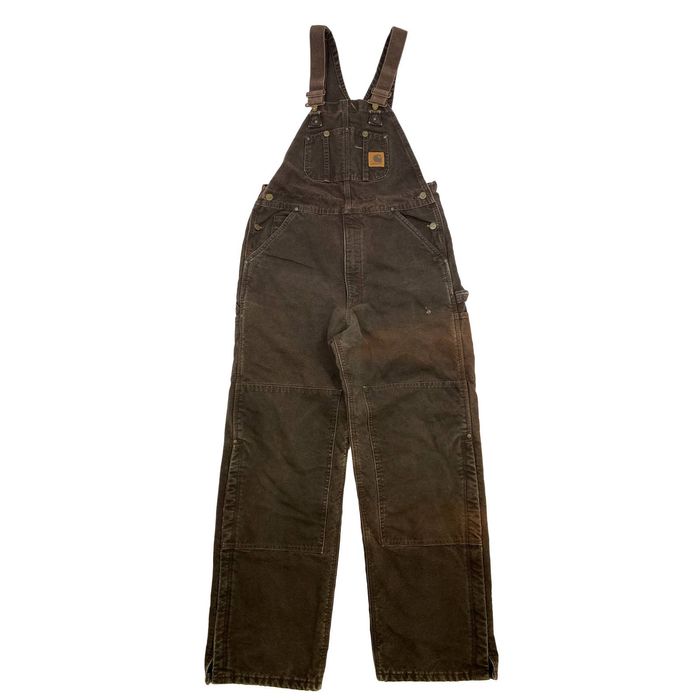 Carhartt Vintage Brown Carhartt Insulated Overalls | Grailed