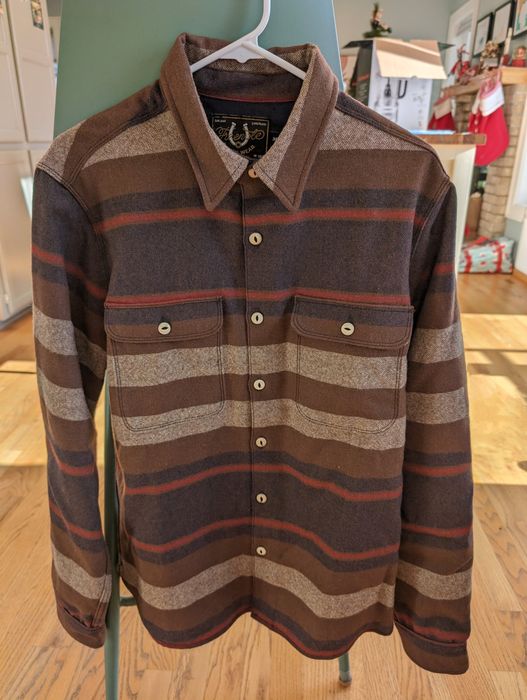 Freenote Cloth Freenote Cloth Benson Brown Stripe | Grailed