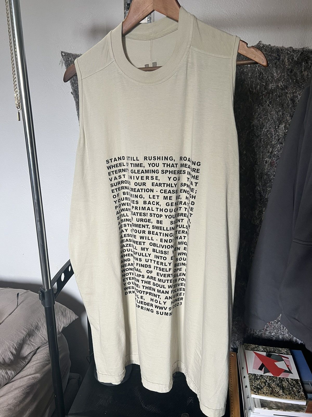 Rick Owens Rick tank poem | Grailed