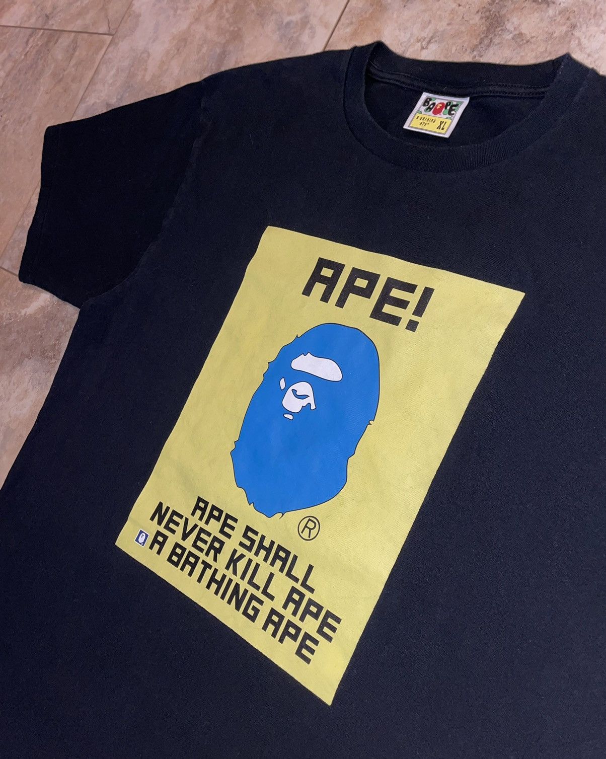 Bape BAPE Water Print Tee Black 2021 Size XL | Grailed