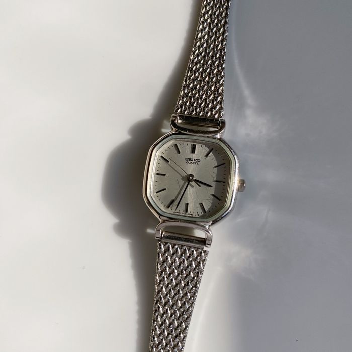 Vintage Seiko 80s Silver Square Watch | Grailed