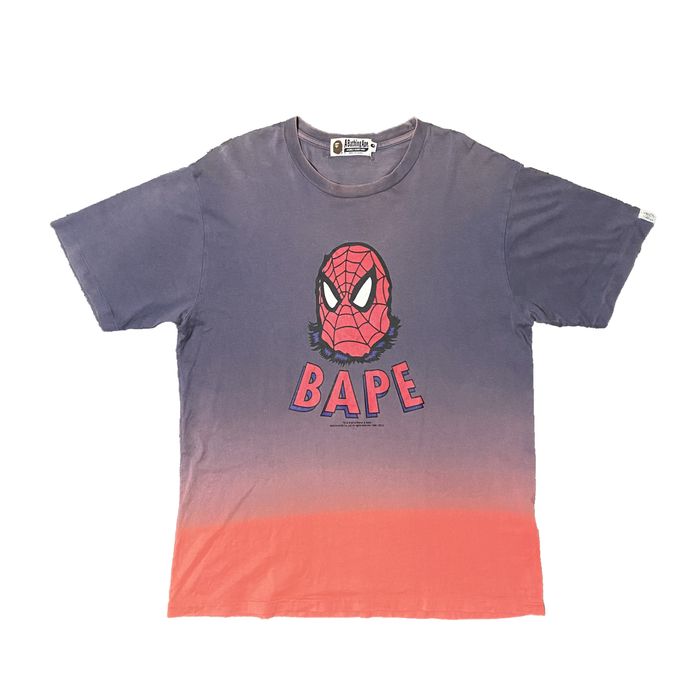 Bape 2012 Bape x Marvel Spiderman Tee | Grailed