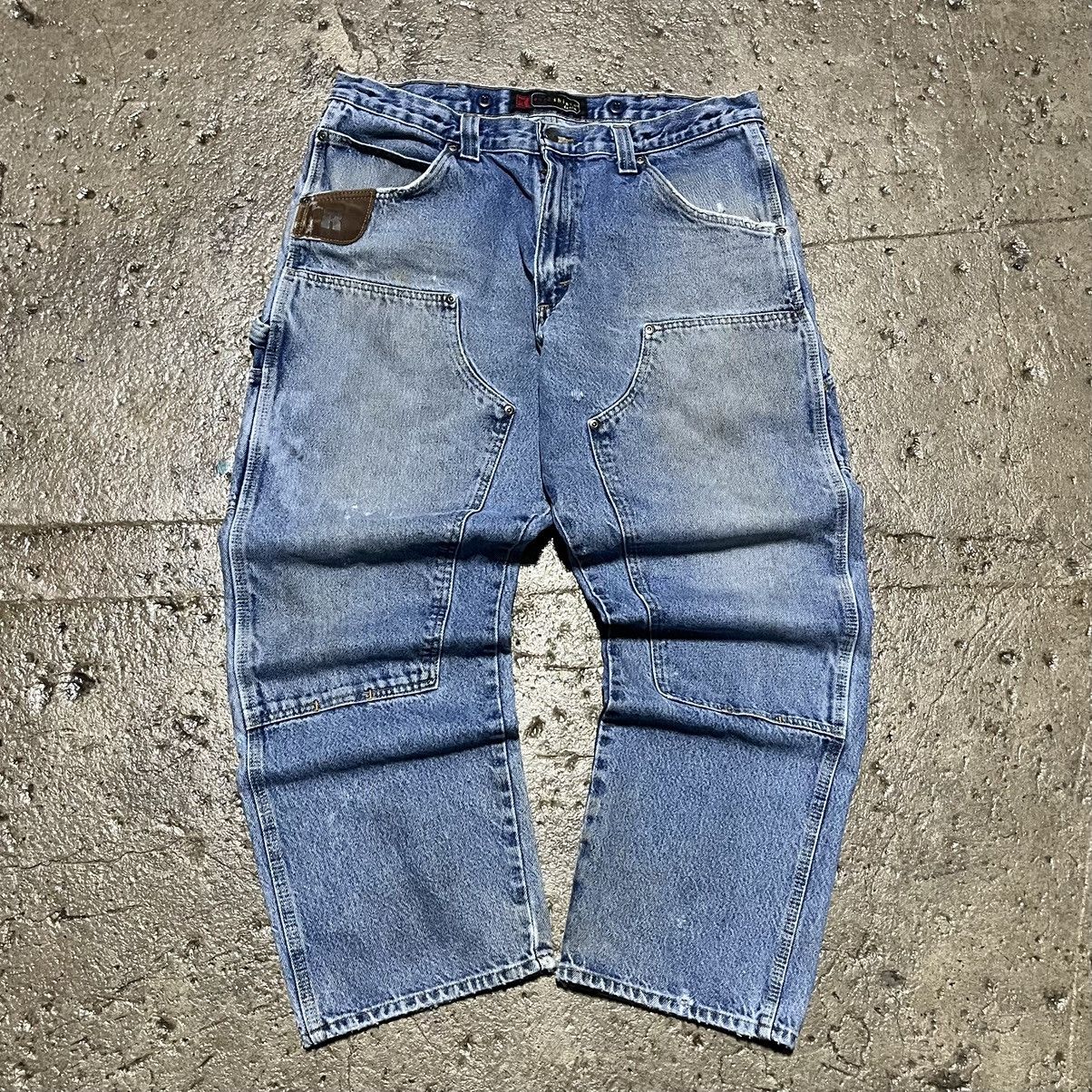 Carhartt × Streetwear × Vintage Crazy Vintage Wrangler Double Knee ...