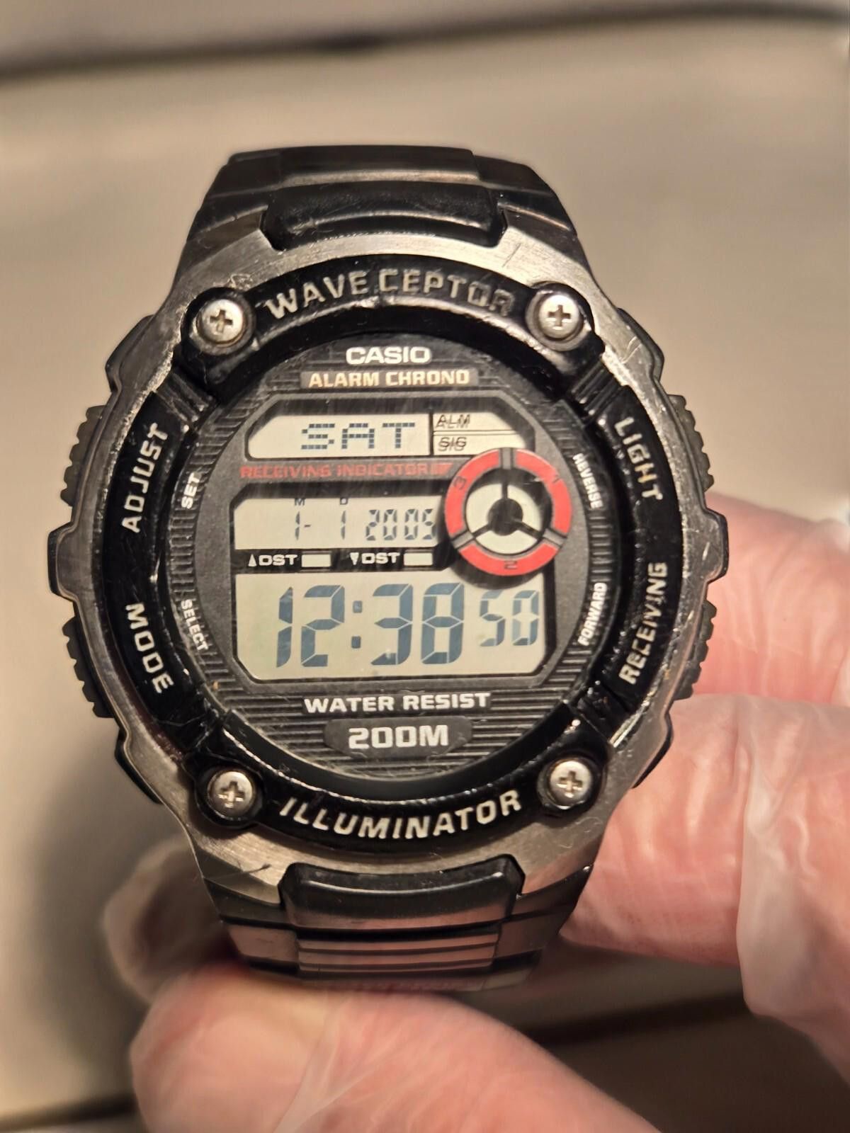 Casio Casio Illuminator Wave Ceptor Atomic WV-200A Digital Watch. | Grailed