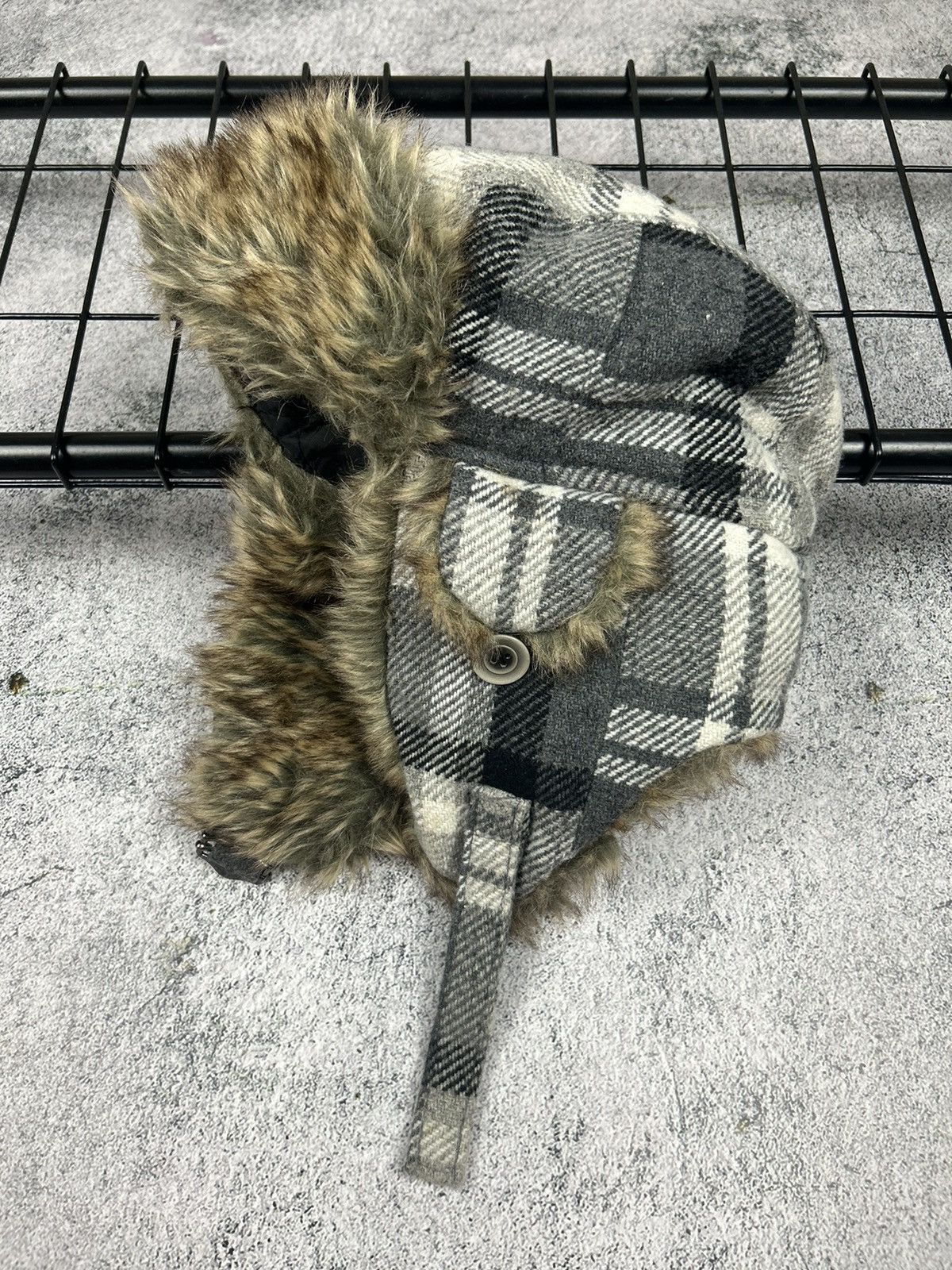 Avant Garde × Streetwear × Vintage Ushanka Trapper Hat Furry Mohair ...