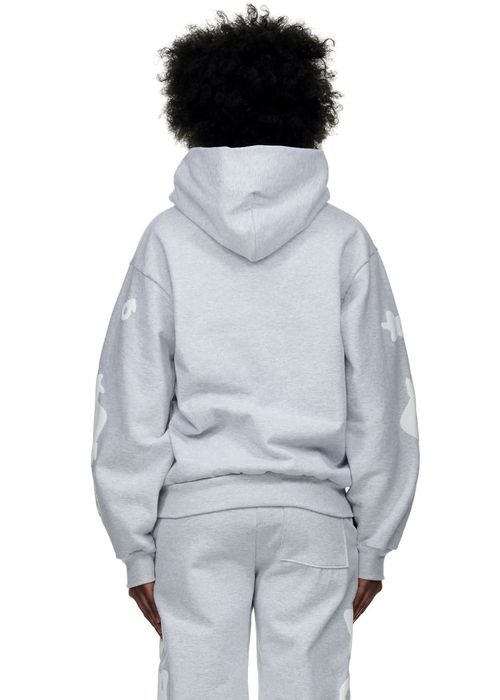 Spider Worldwide Grey beluga sp5der hoodie | Grailed