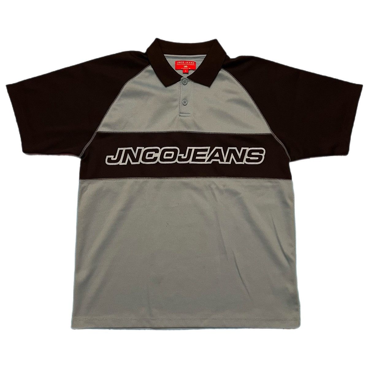 JNCO × Streetwear × Vintage Vintage JNCO JEANS Polo Button-Up Block ...