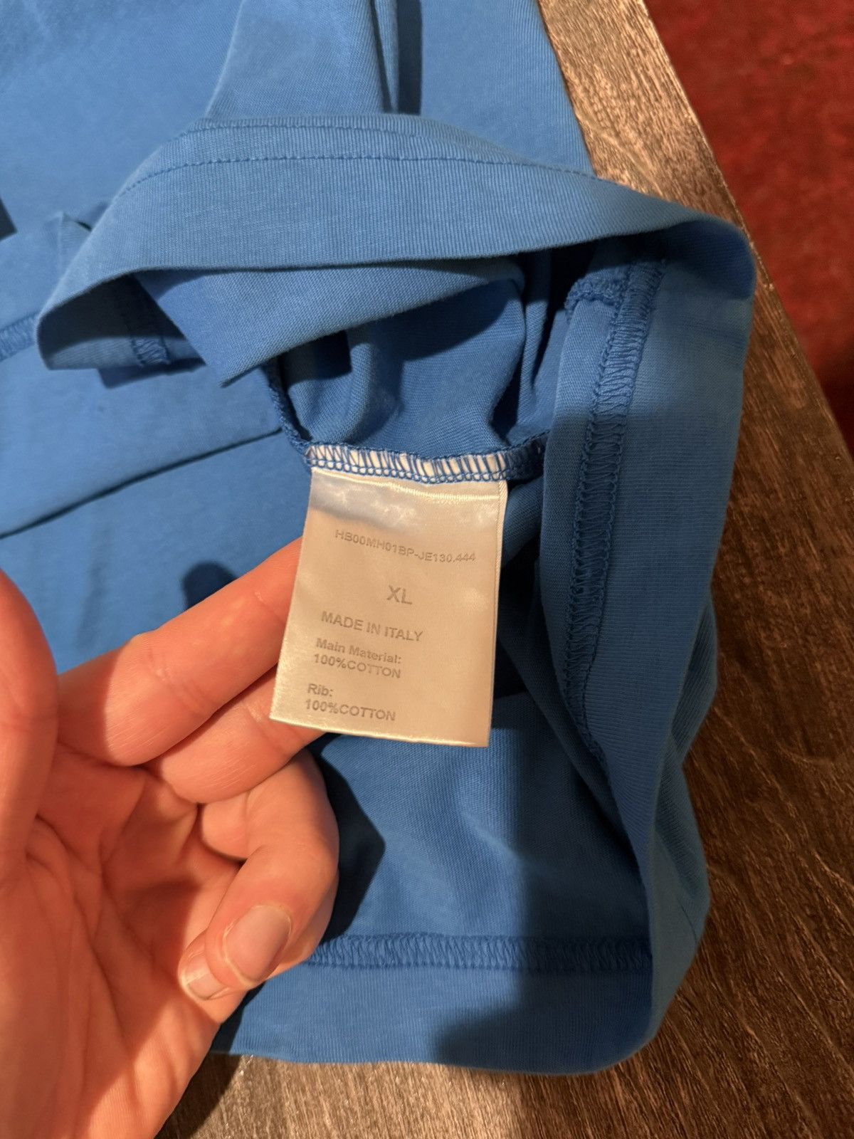 Hood By Air HBA Tech t-Shirt in Blue | Grailed