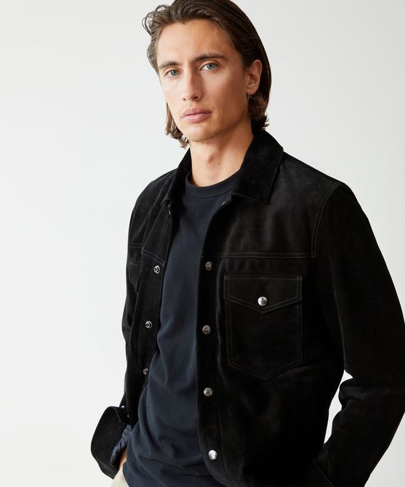 Todd Snyder Todd Snyder Dylan Black Suede Jacket | Grailed