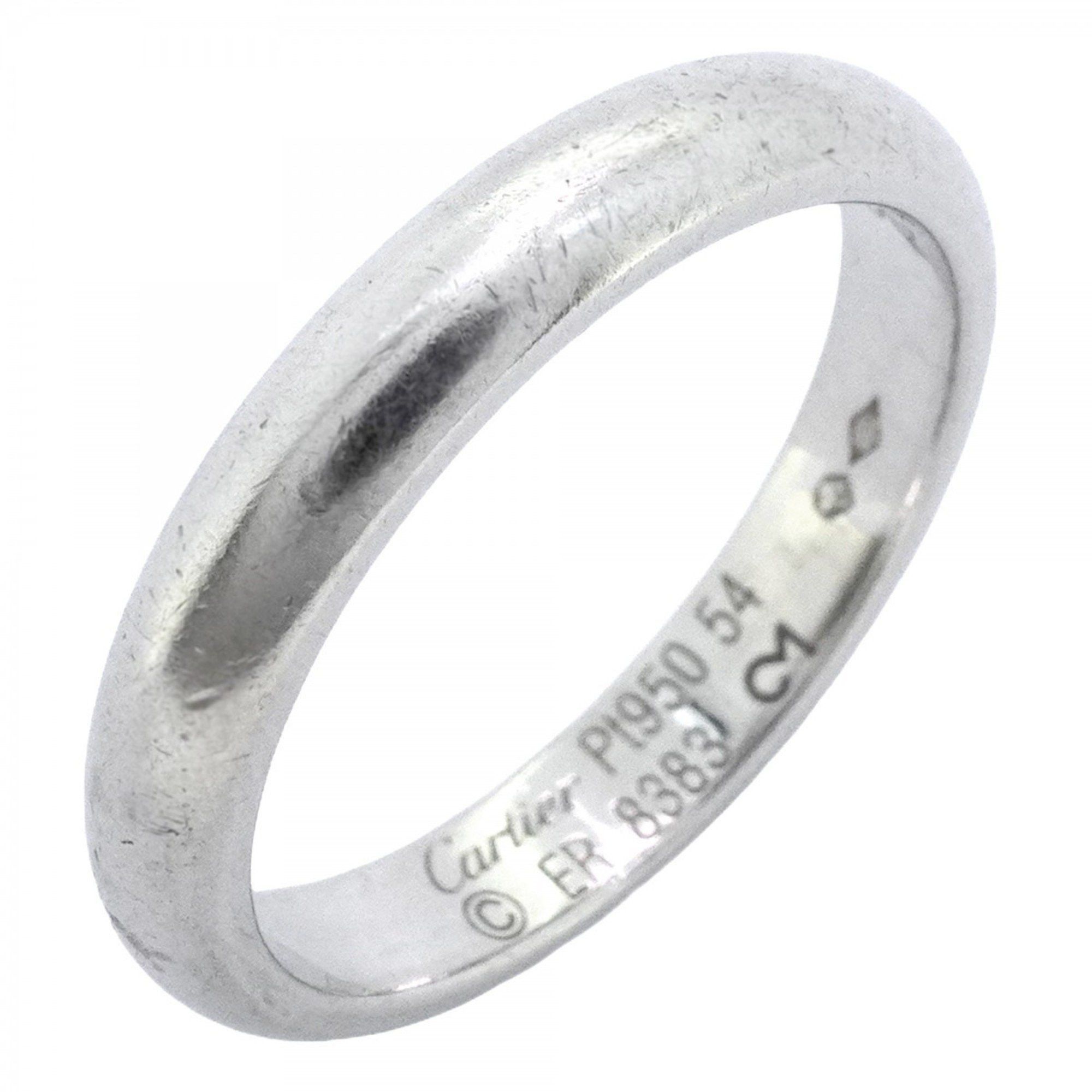 Cartier Cartier Ring Classic Wedding Pt950 Platinum #54 Cartier Cartier Ring Classic Wedding Pt950 Platinum #54