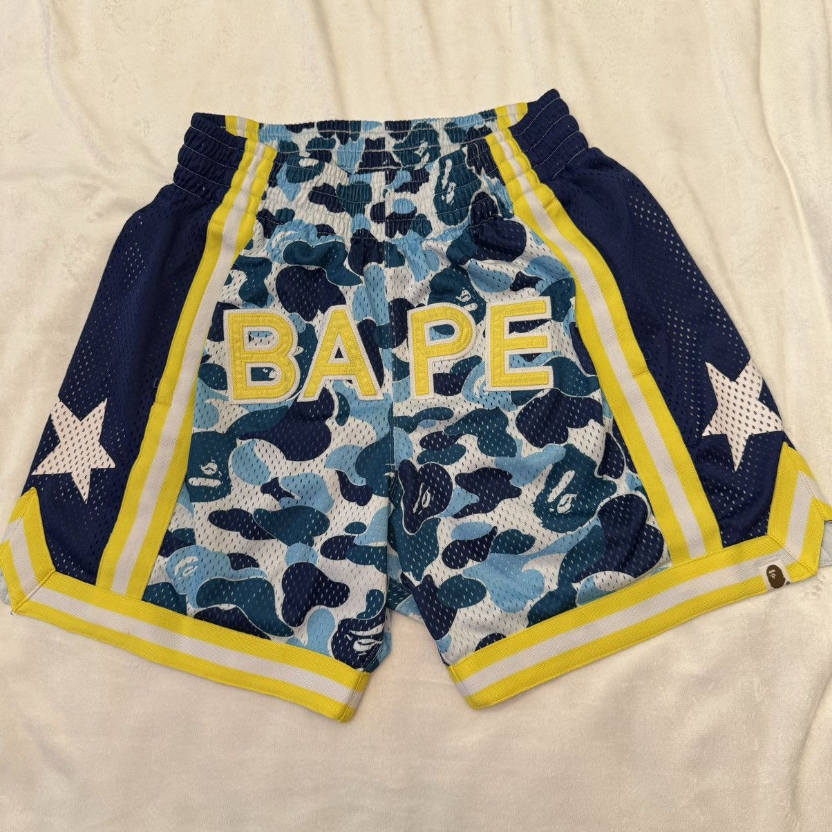 Bape A Bathing Ape BAPE ABC Basketball Shorts | Grailed