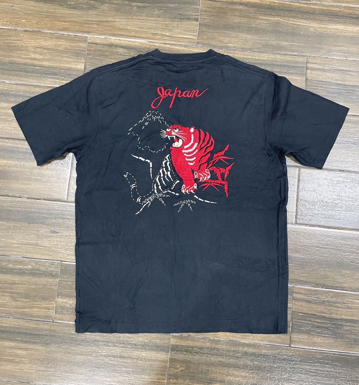 Japanese Brand Rare Toyo Enterprise Hand Embroidery Red Tiger | Grailed