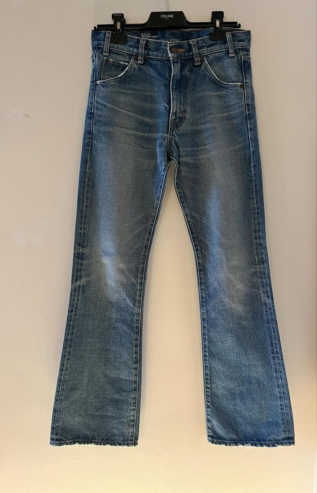 Celine AW20 Dylan flared jeans in union wash denim size 28 | Grailed