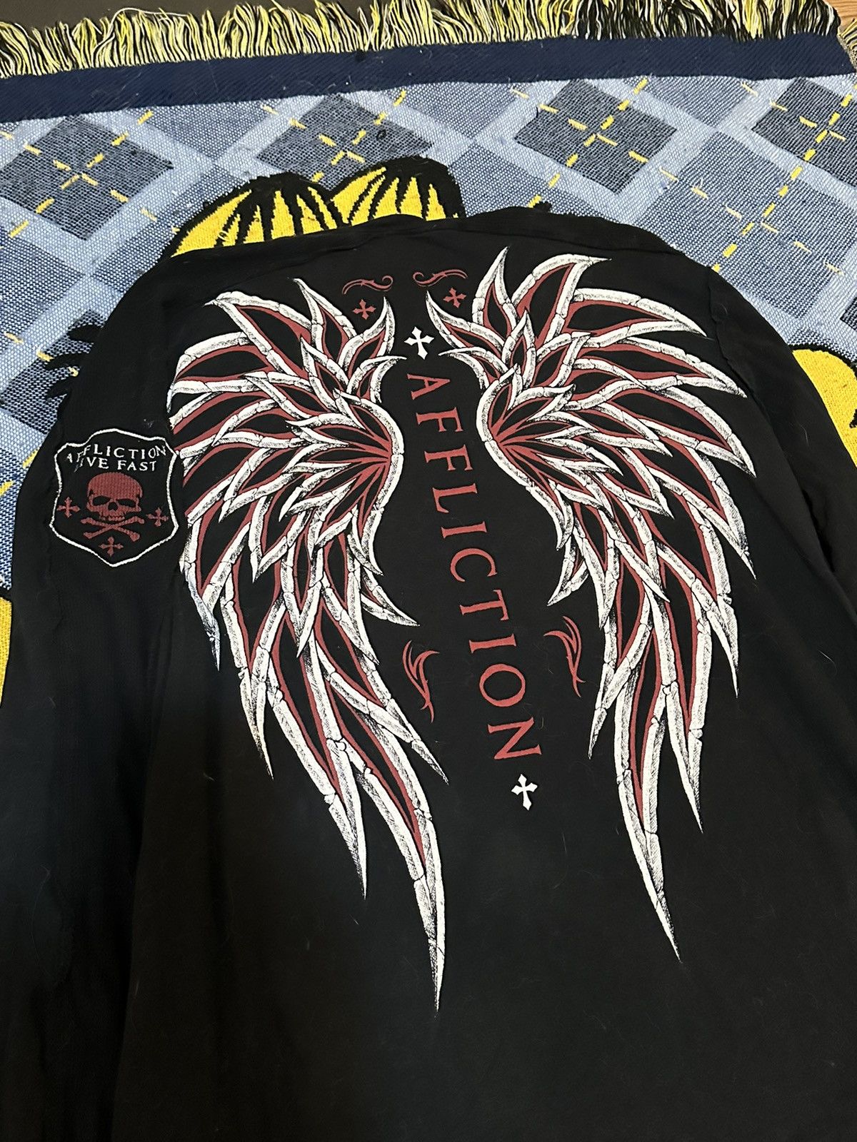 Affliction × Streetwear × Vintage Vintage Y2K Affliction Angel Wings ...