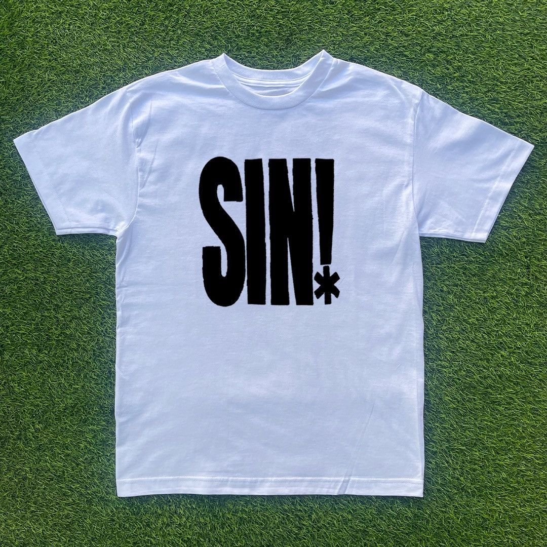 Custom × Streetwear × Vintage SIN! TSHIRT | Grailed
