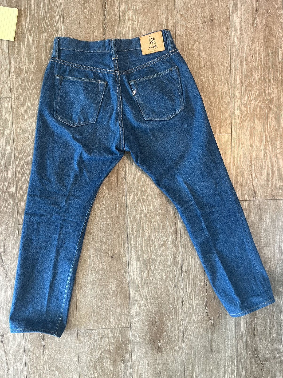 Pure Blue Japan GRE-019 14oz Rinsed Selvedge Denim - Relaxed Tapered ...