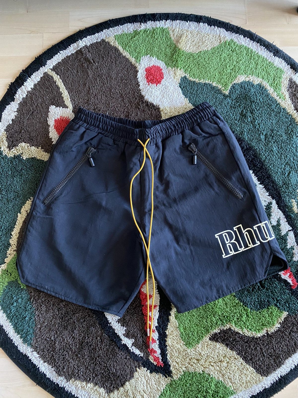 Rhude Rhude Side logo shorts | Grailed