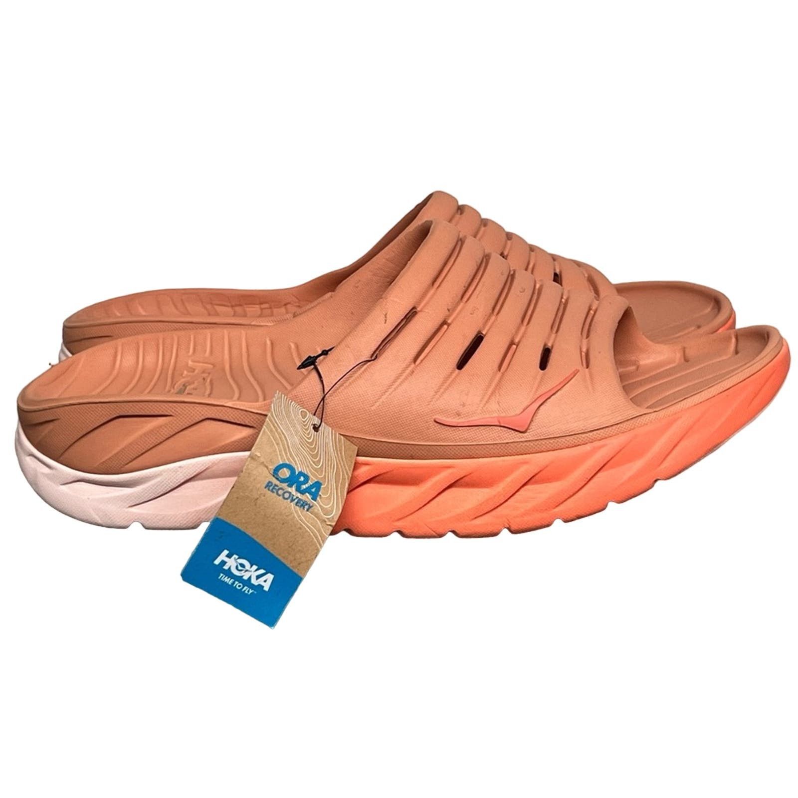 Hoka One One NWT Hoka One Ora Recovery Slides Baked Clay Slip On ...