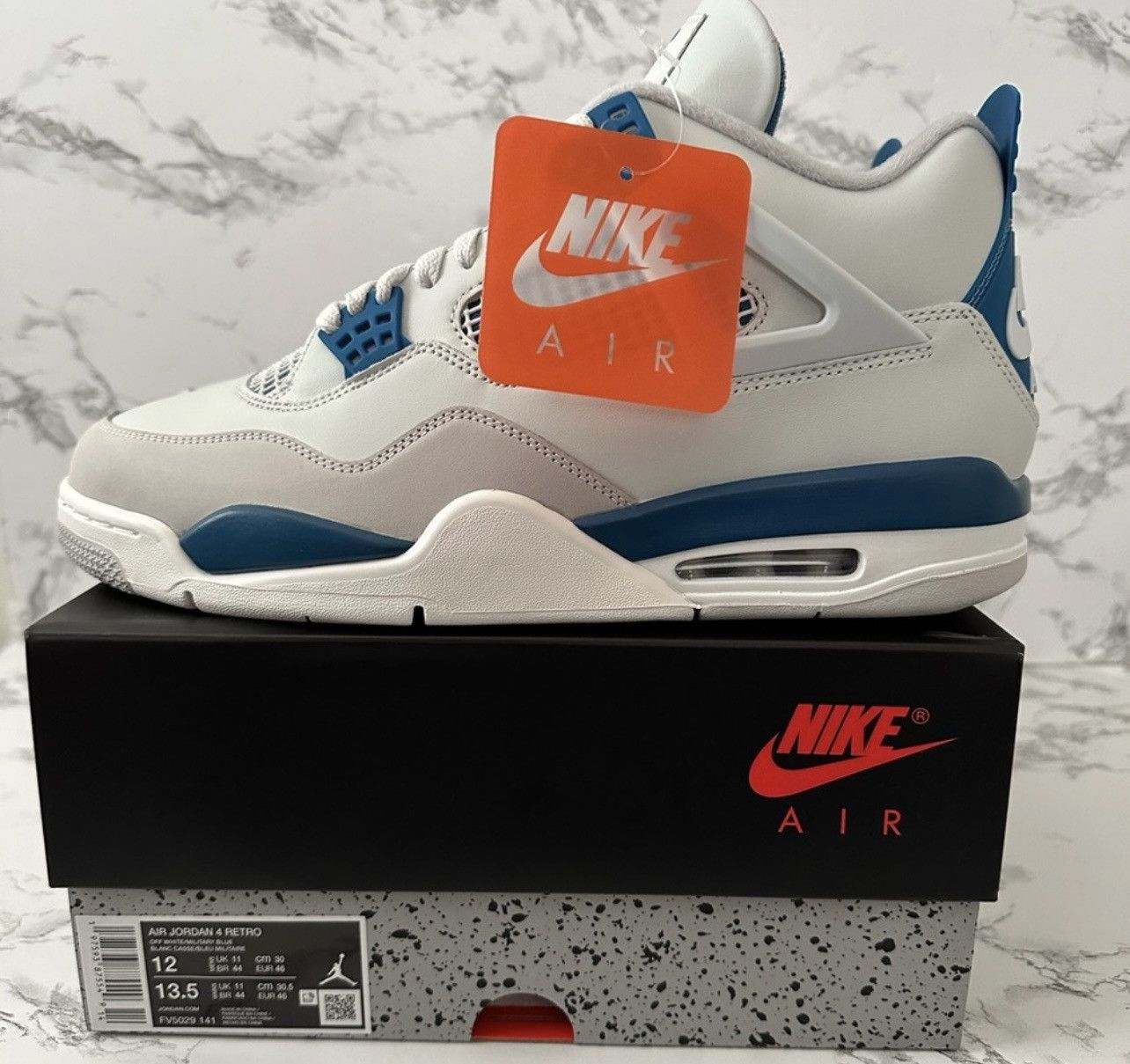 Jordan Brand Size 12- Jordan 4 Retro Military Blue 2024 | Grailed