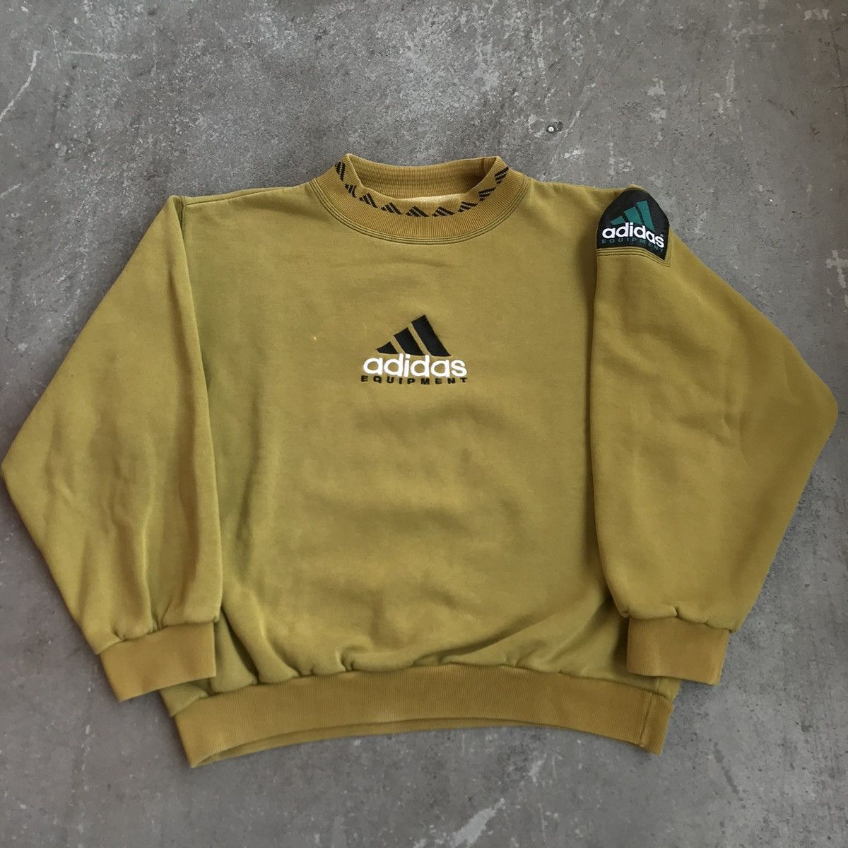 Adidas × Streetwear × Vintage Vintage 1990s Adidas Equipment Mustard ...