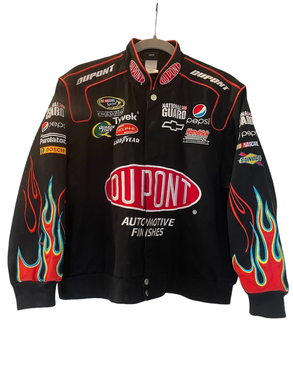 NASCAR × Racing × Vintage Vintage 90s Jeff Gordon Rainbow Flames Dupont ...