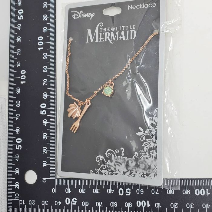 Disney Disney The Little Mermaid Rose Gold Necklace New in Package ...