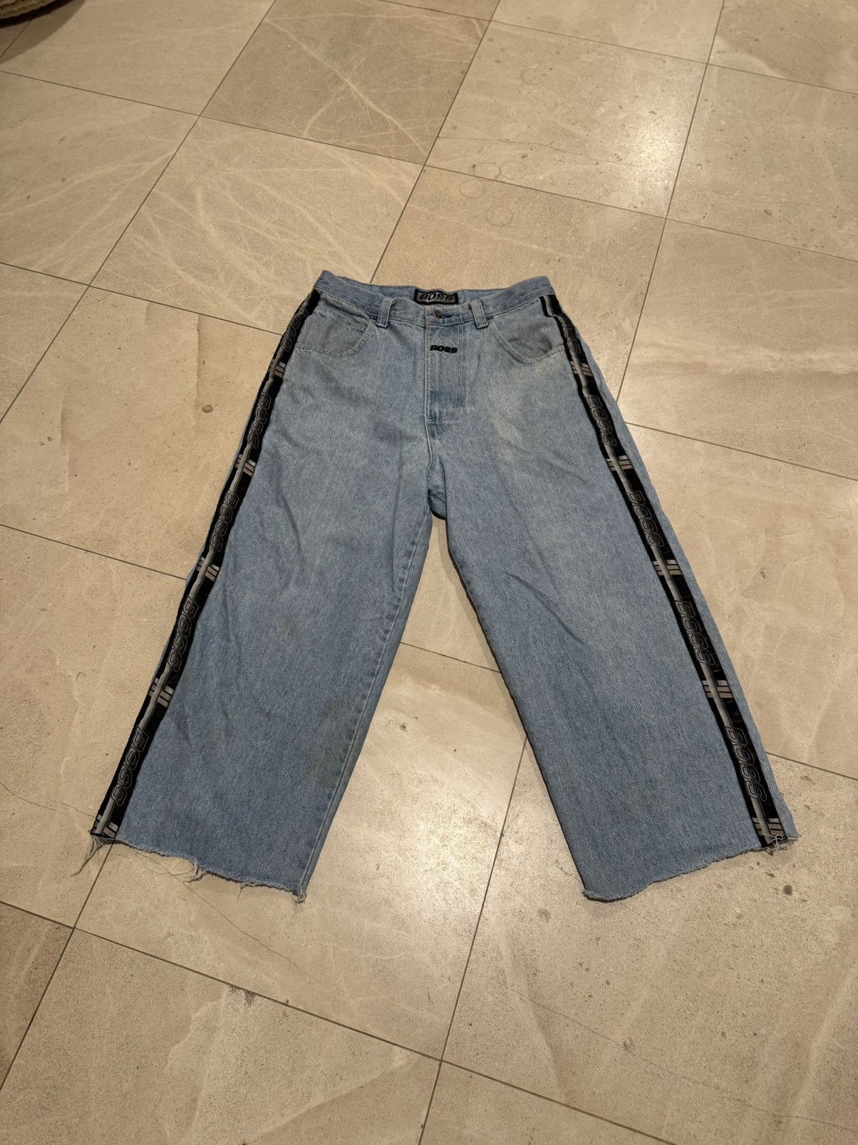 JNCO vintage boss side stripe denim | Grailed