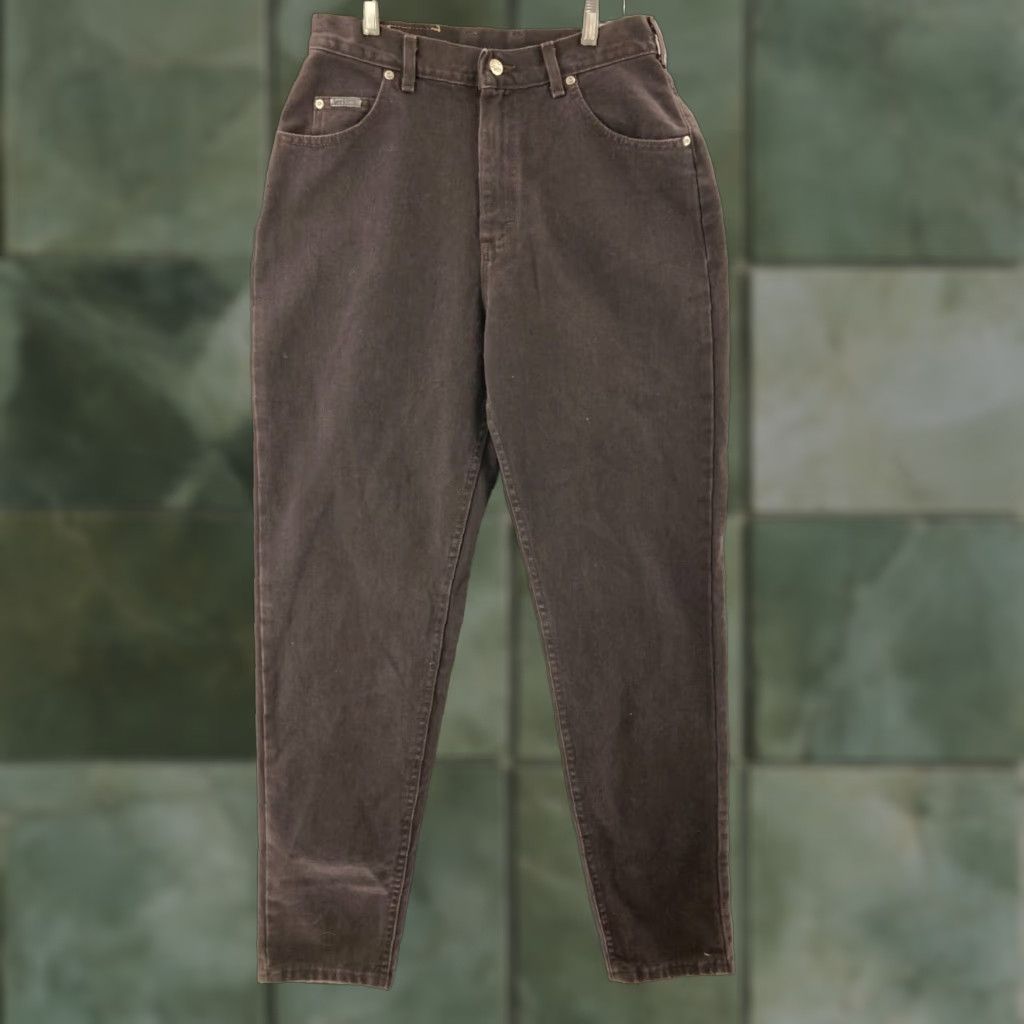 Lee Womens High Rise Lee Riveted Jeans Black Denim Mom Jean 12 NWT ...