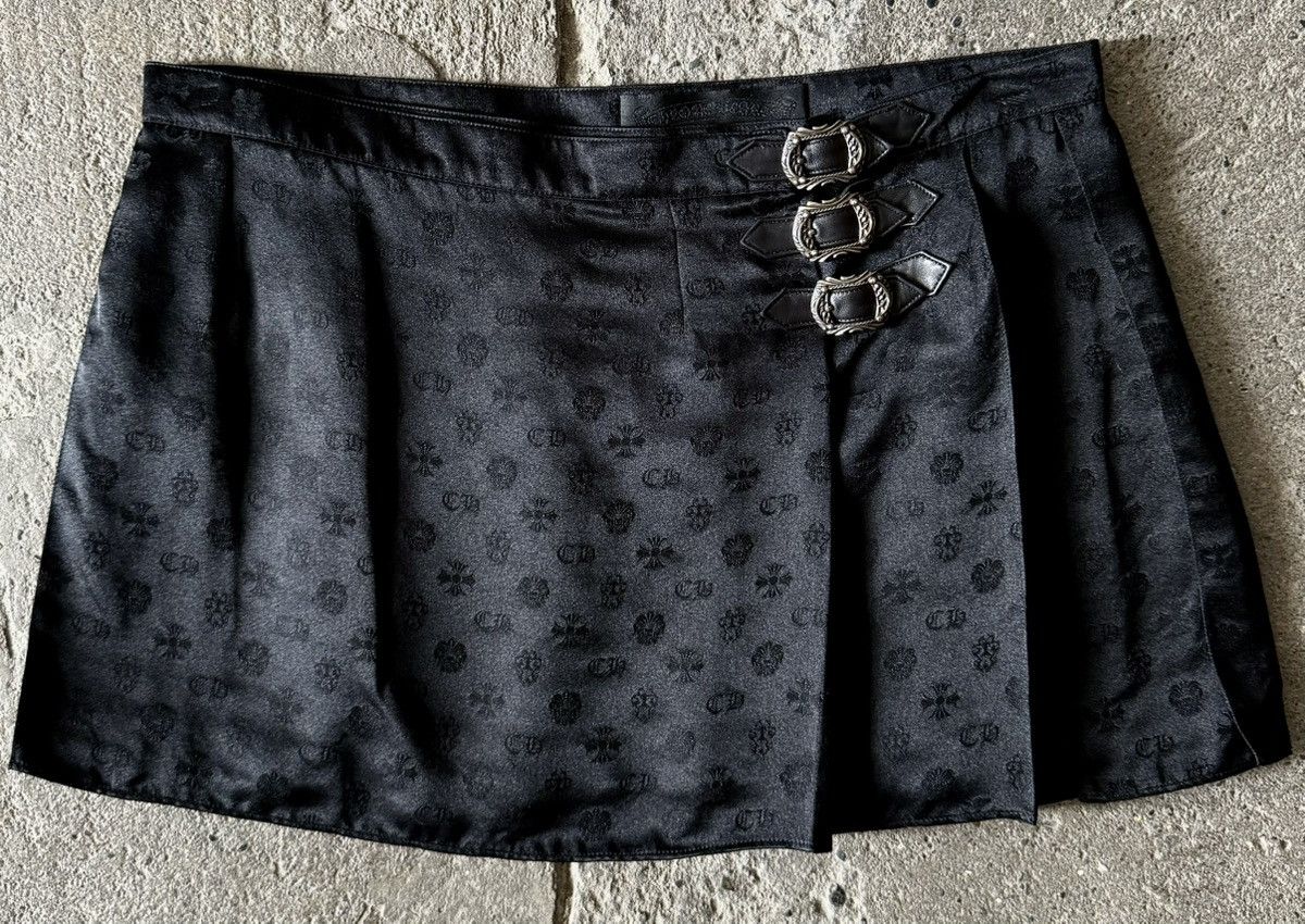 Chrome Hearts Leather Skirt