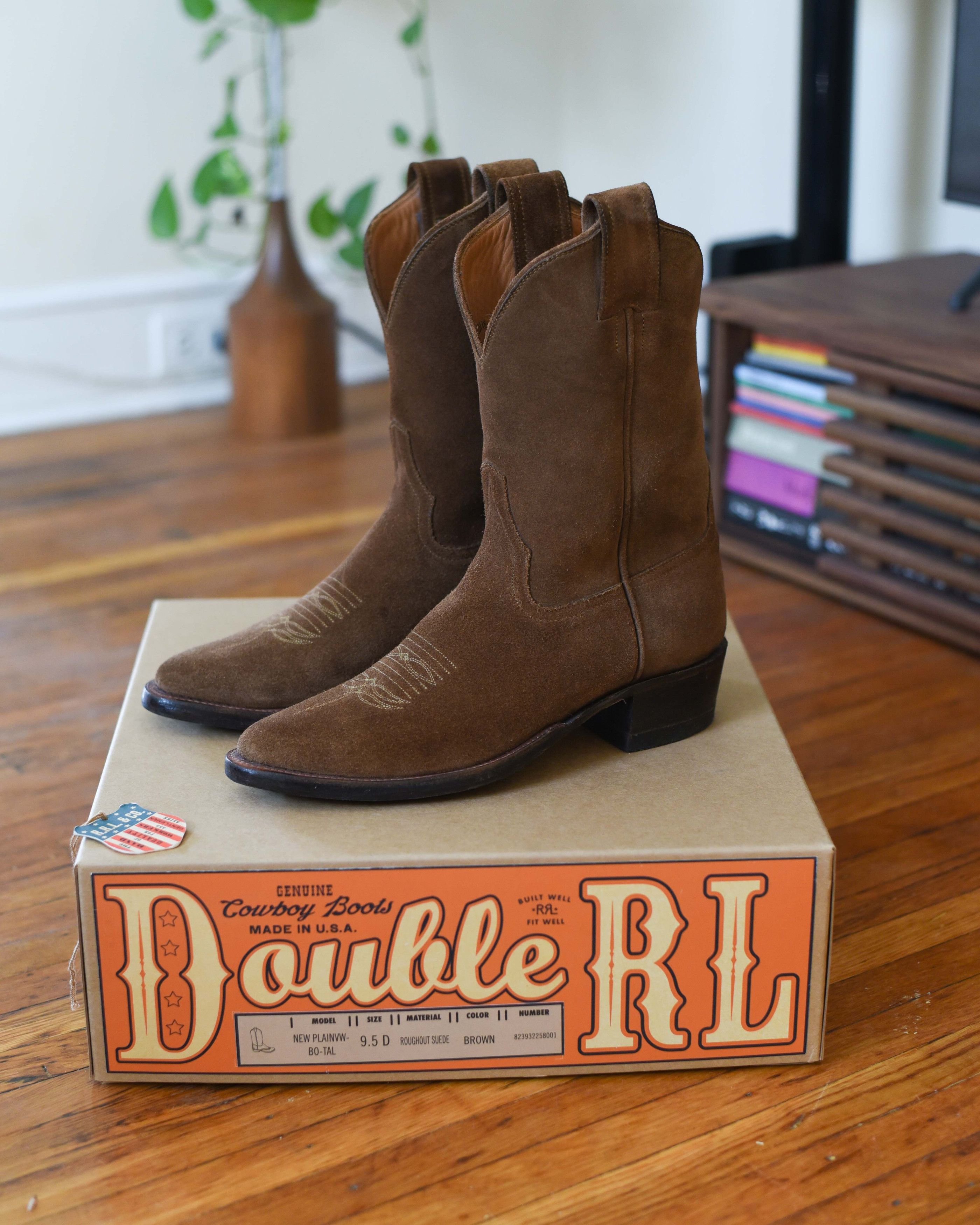 RRL Ralph Lauren × Rios of Mercedes RRL Plainview Cowboy Western Boots ...