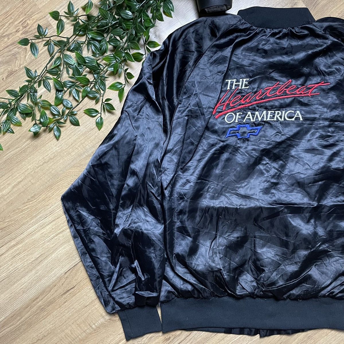 Racing × Vintage Vintage 90’s Camaro Chevrolet Bomber Varsity Racing ...