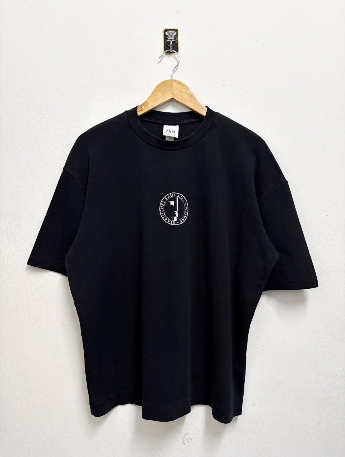 Band Tees × Zara 2000's Bauhaus Rock Band - Art Herbert Bayer Boxy T-Shirt | Grailed
