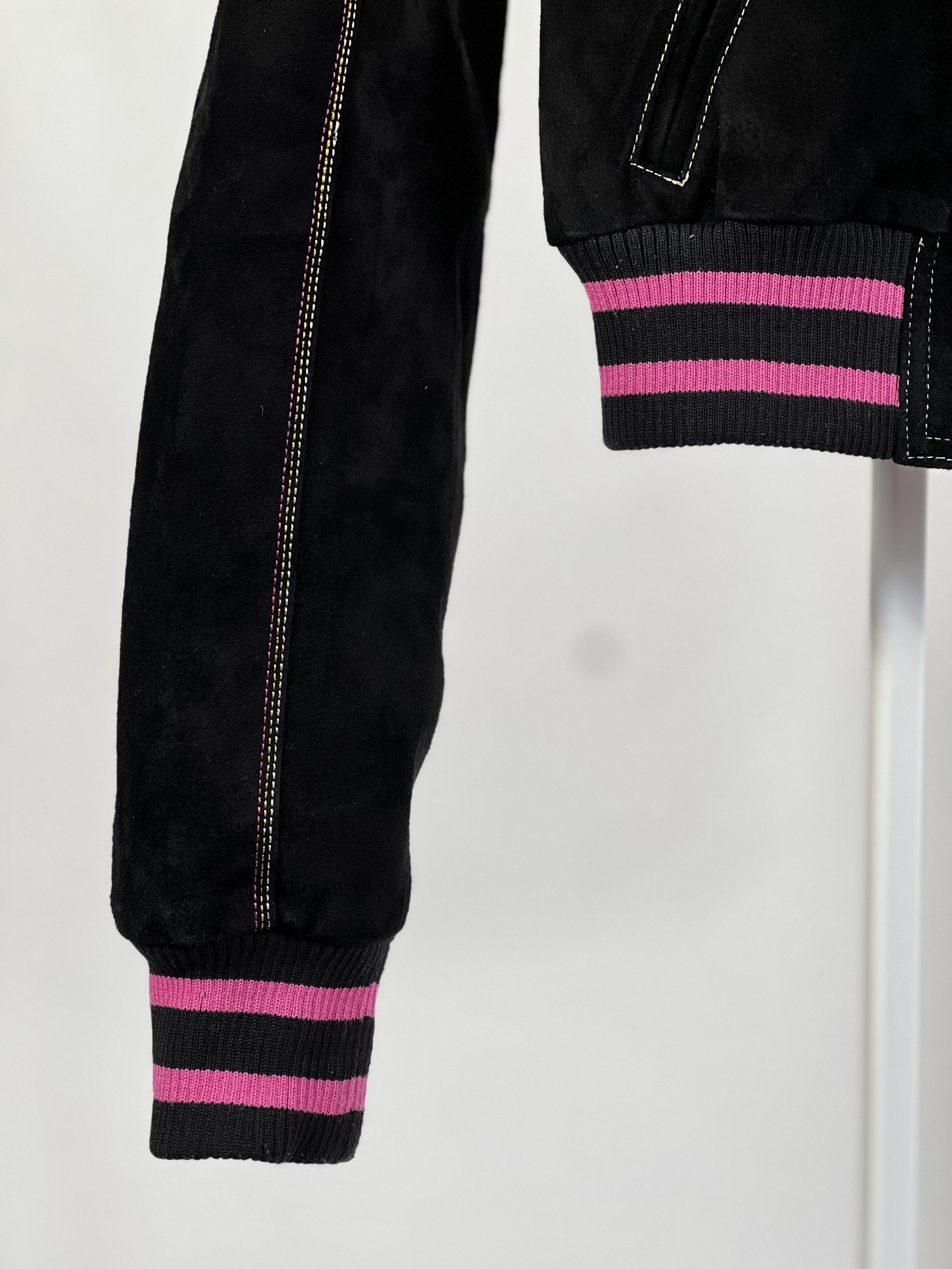 Playboy Y2K Playboy suede embroidered bomber jacket | Grailed