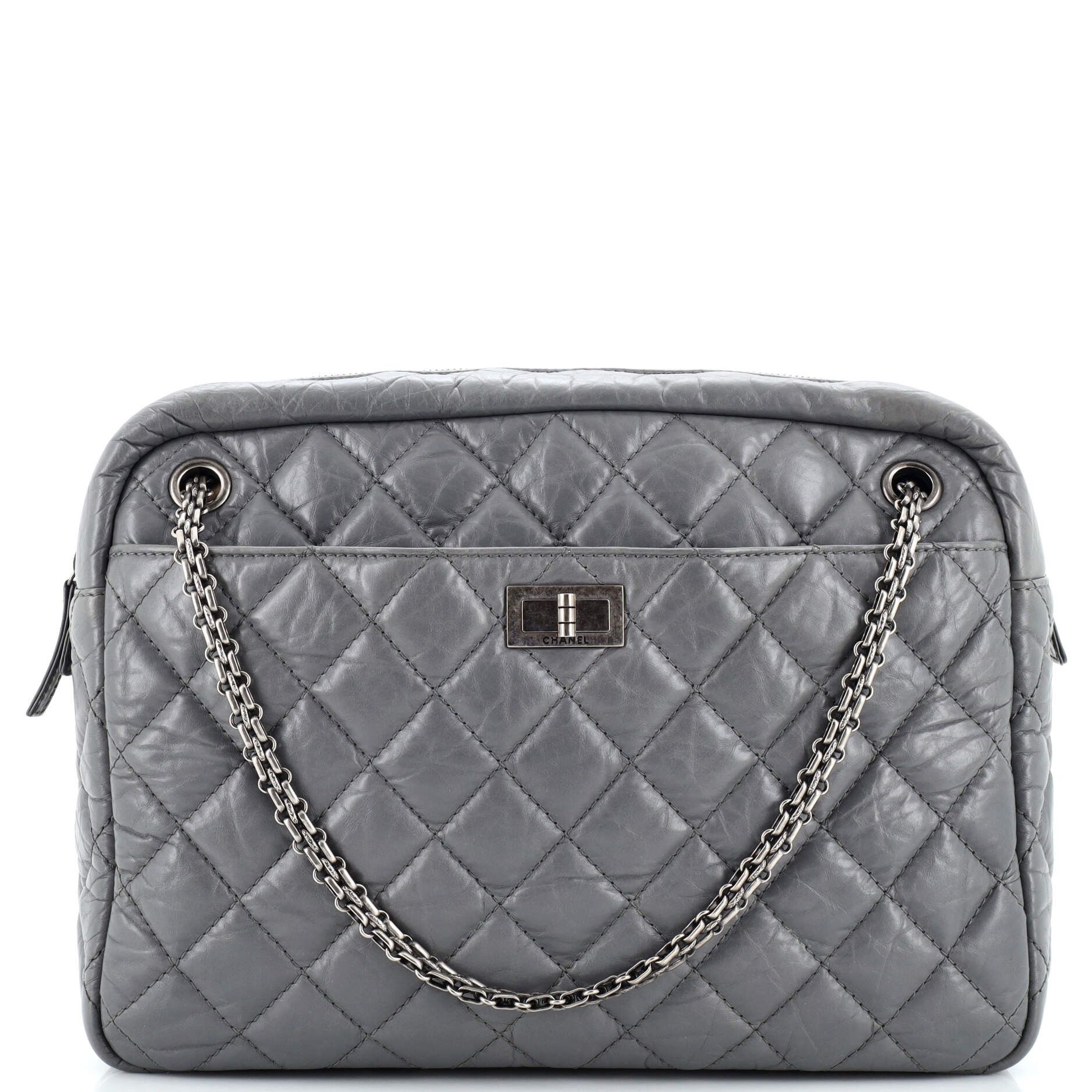 Chanel Reissue Camera Bag Quilted Aged Calfskin Large | Grailed
