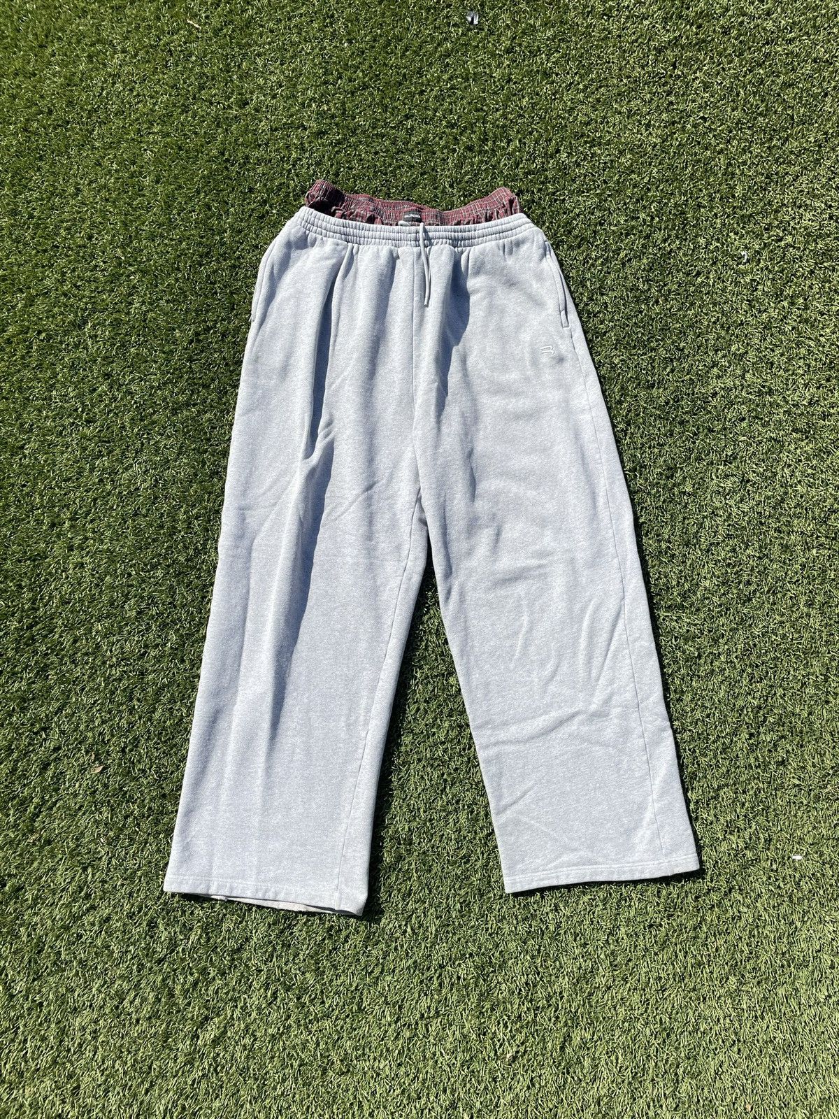 Balenciaga FW21 Balenciaga Trompe-l’oeil Double Waist Boxer Sweatpants ...