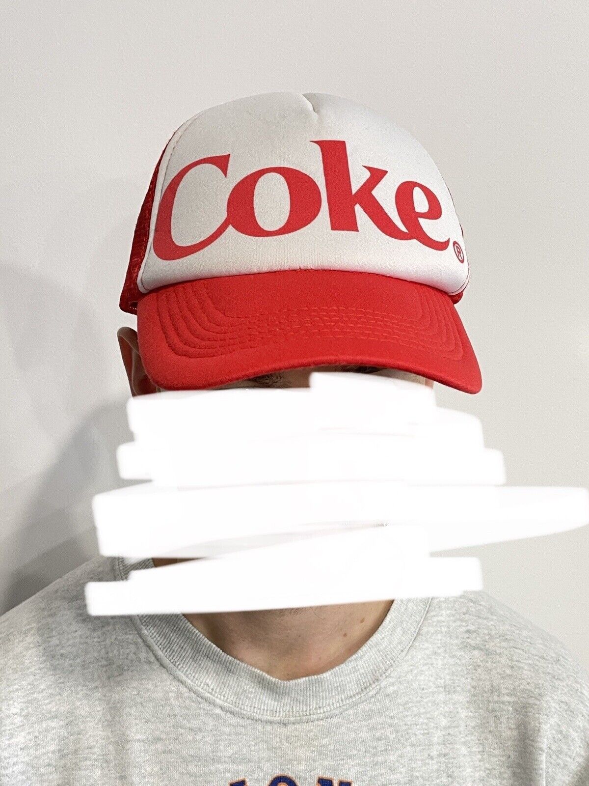 Coca Cola × Vintage Vintage Coke Coca Cola Cap Hat Adjustable Mesh ...