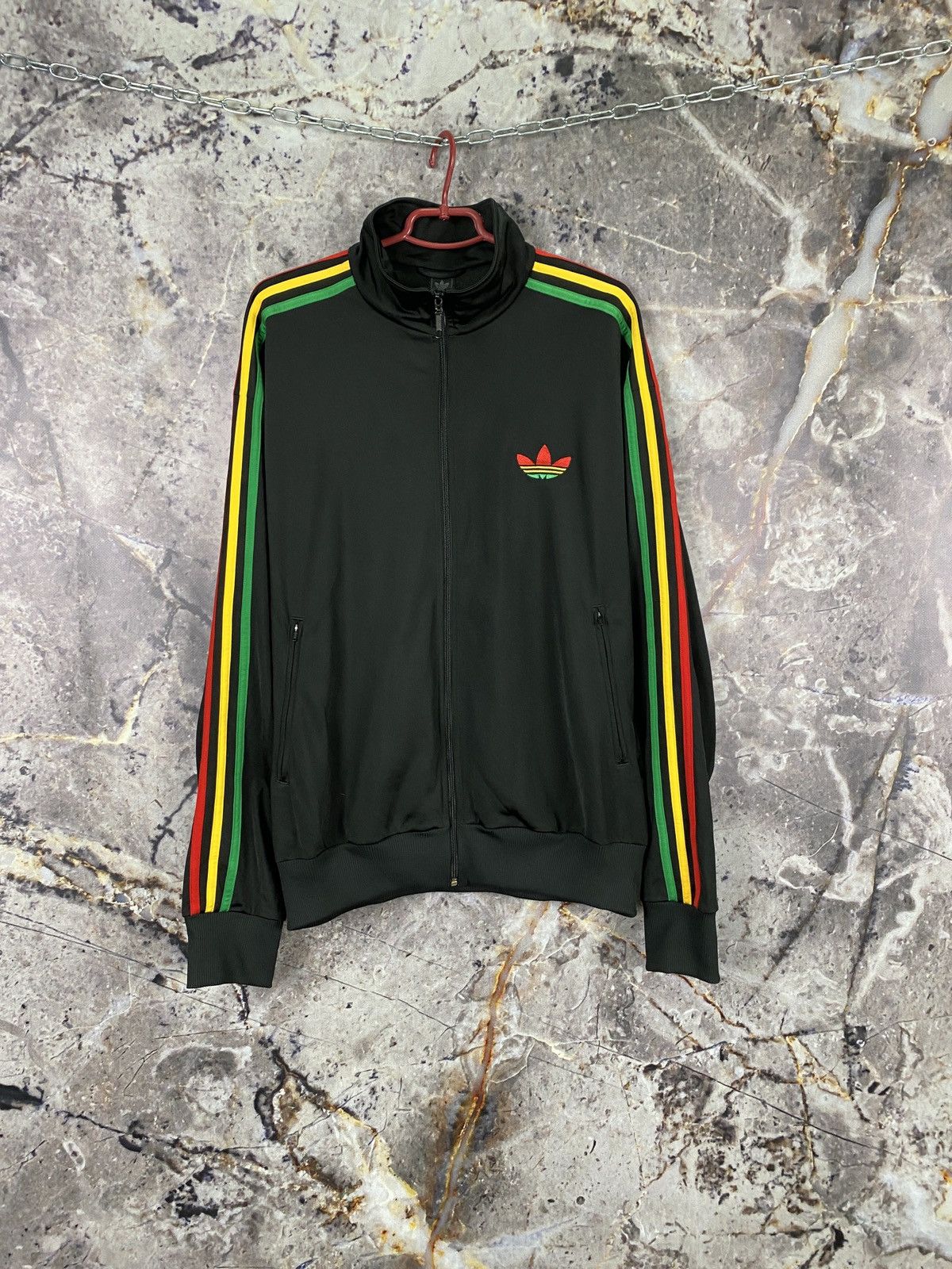 Adidas Adidas Firebird Rasta Track Top Jacket Original Trefoil Logo ...