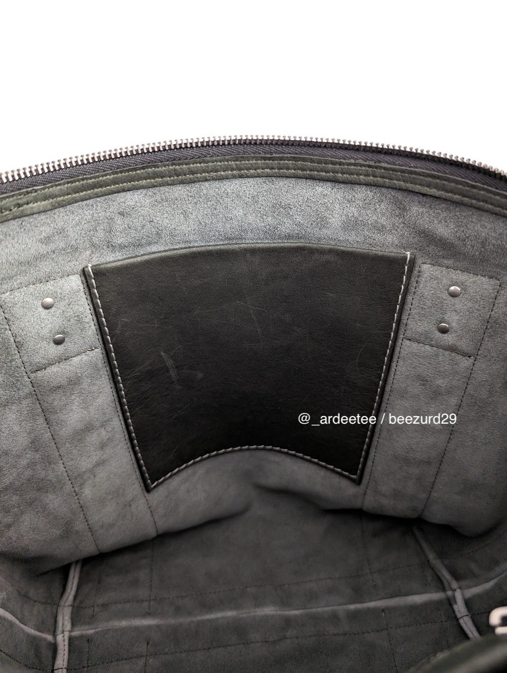 Rick Owens 💥UNRELEASED LONG CALF HAIR FUR MINI TROLLEY TOTE BAG GREEN ...