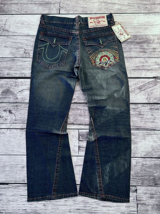 True Religion NEW Vintage Flared Baggy Fit True Religion Jeans 90s ...