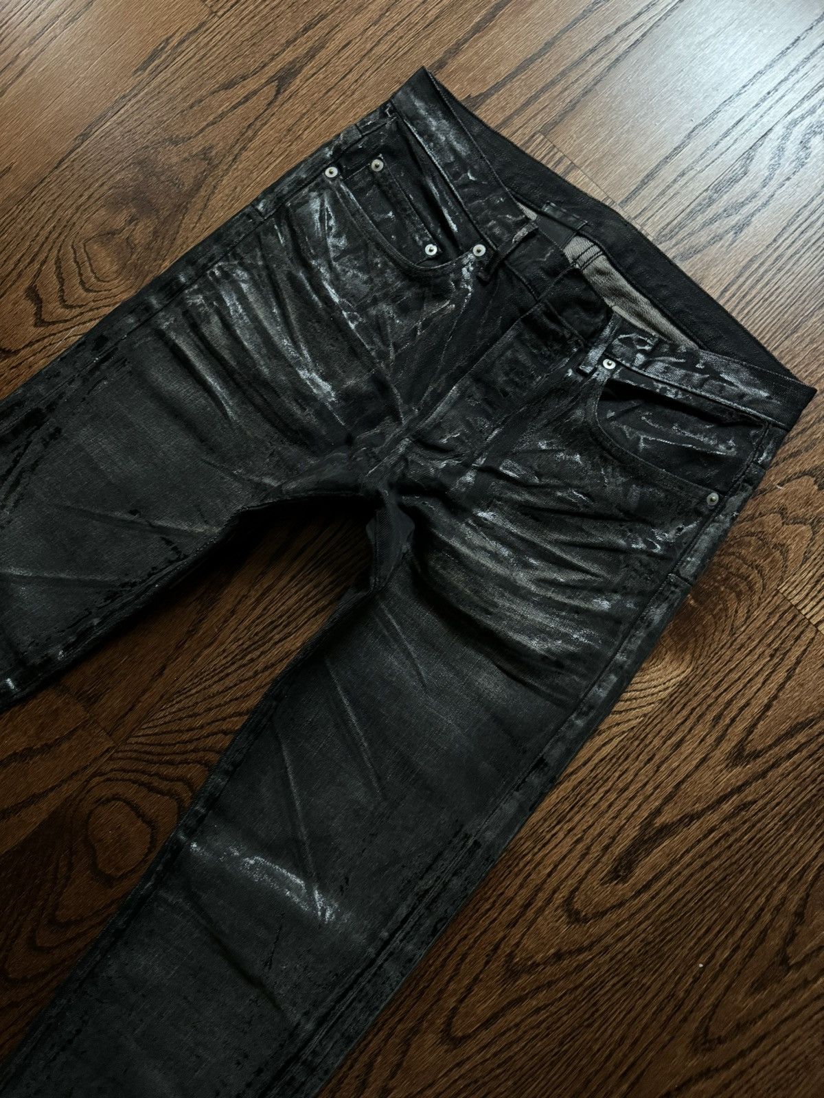 Dior × Hedi Slimane dior luster aw03 wax denim | Grailed