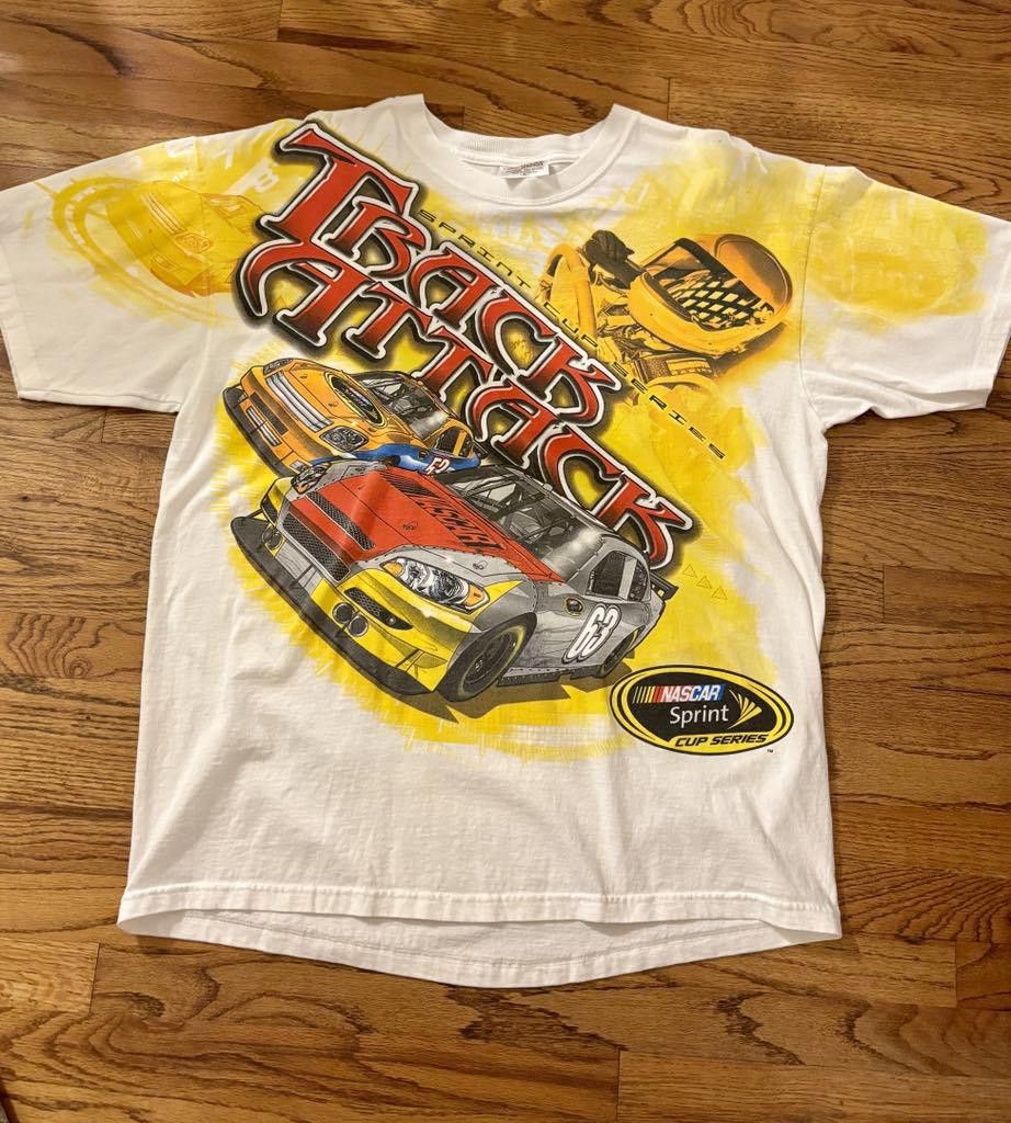 Chase Authentics NASCAR 90s AOP - Track Attack - Size XL | Grailed